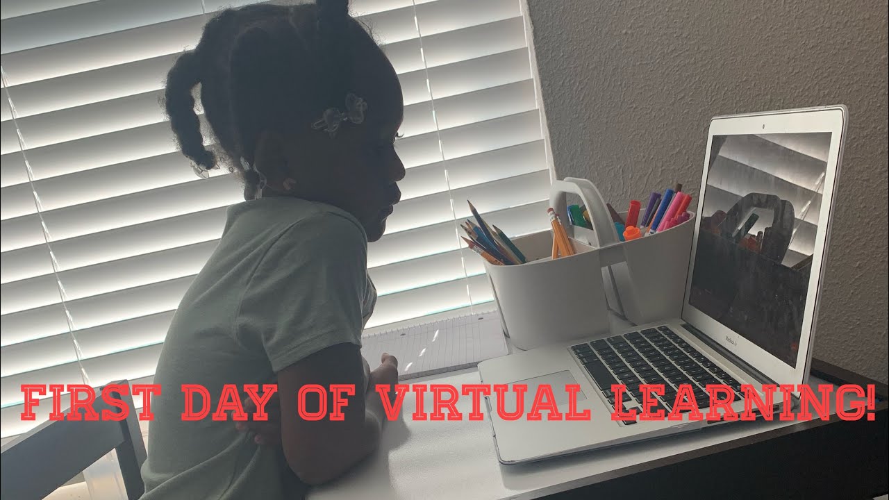 First Day of Kindergarten 2020|Virtual Learning - YouTube