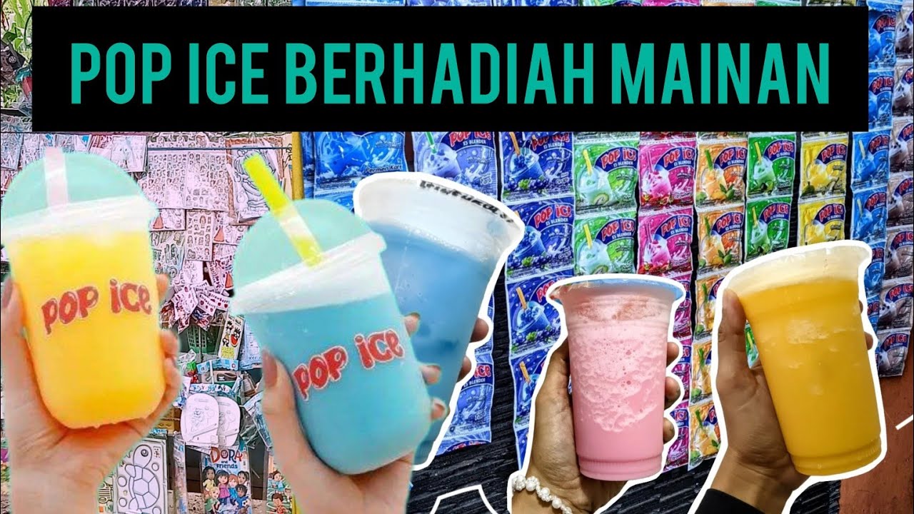 IDE JUALAN POP ICE KEKINIAN‼️POP ICE BERHADIAH MAINAN⁉️ - YouTube