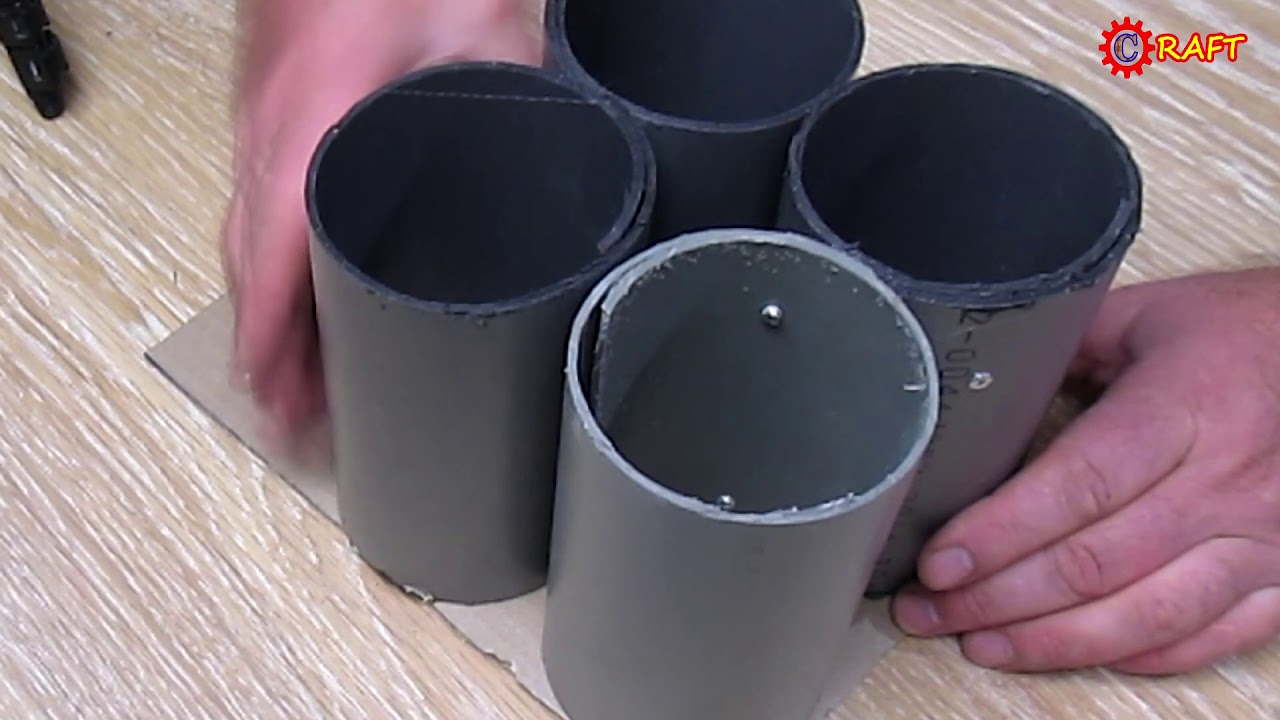 How to make smart DIY from PVC pipes - YouTube