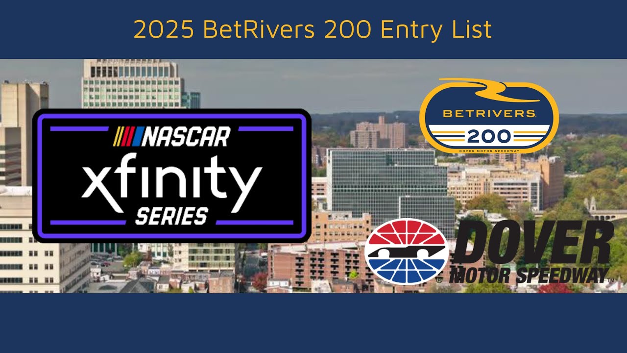 2025 BetRivers 200 Entry List - YouTube