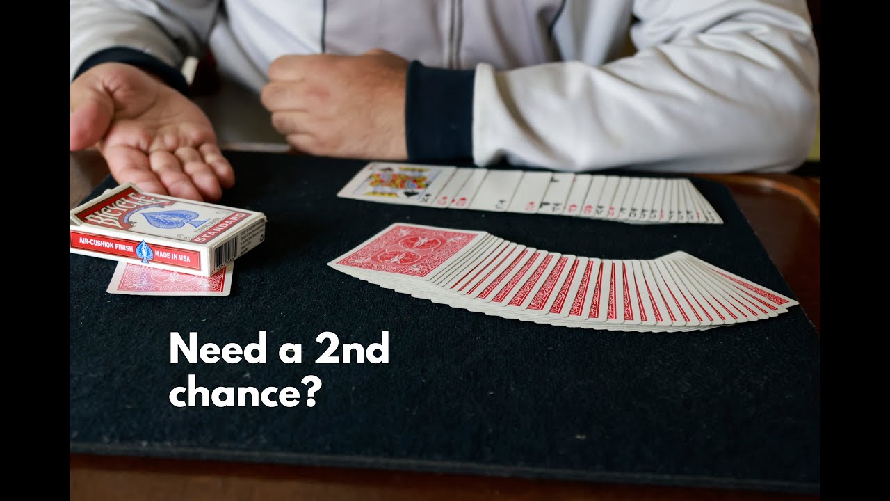 performance second chance card trick evolving magic - YouTube