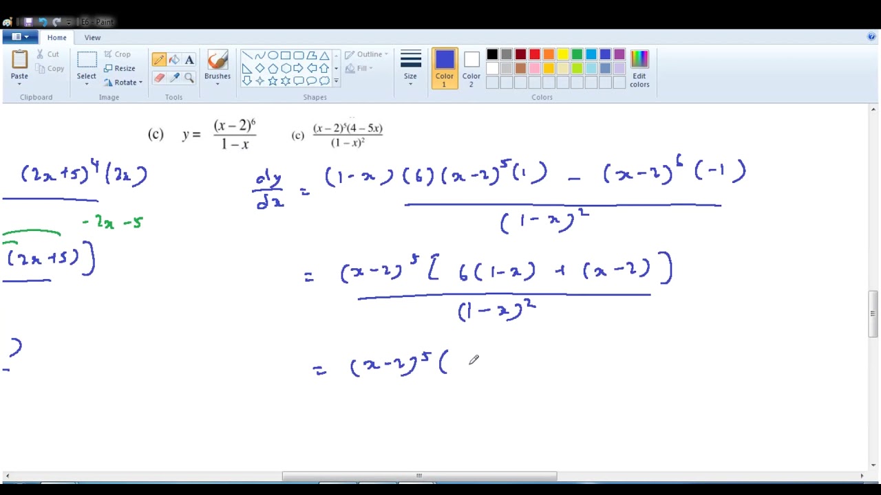 F5 C2 dy dx chain rules EP 12 - YouTube