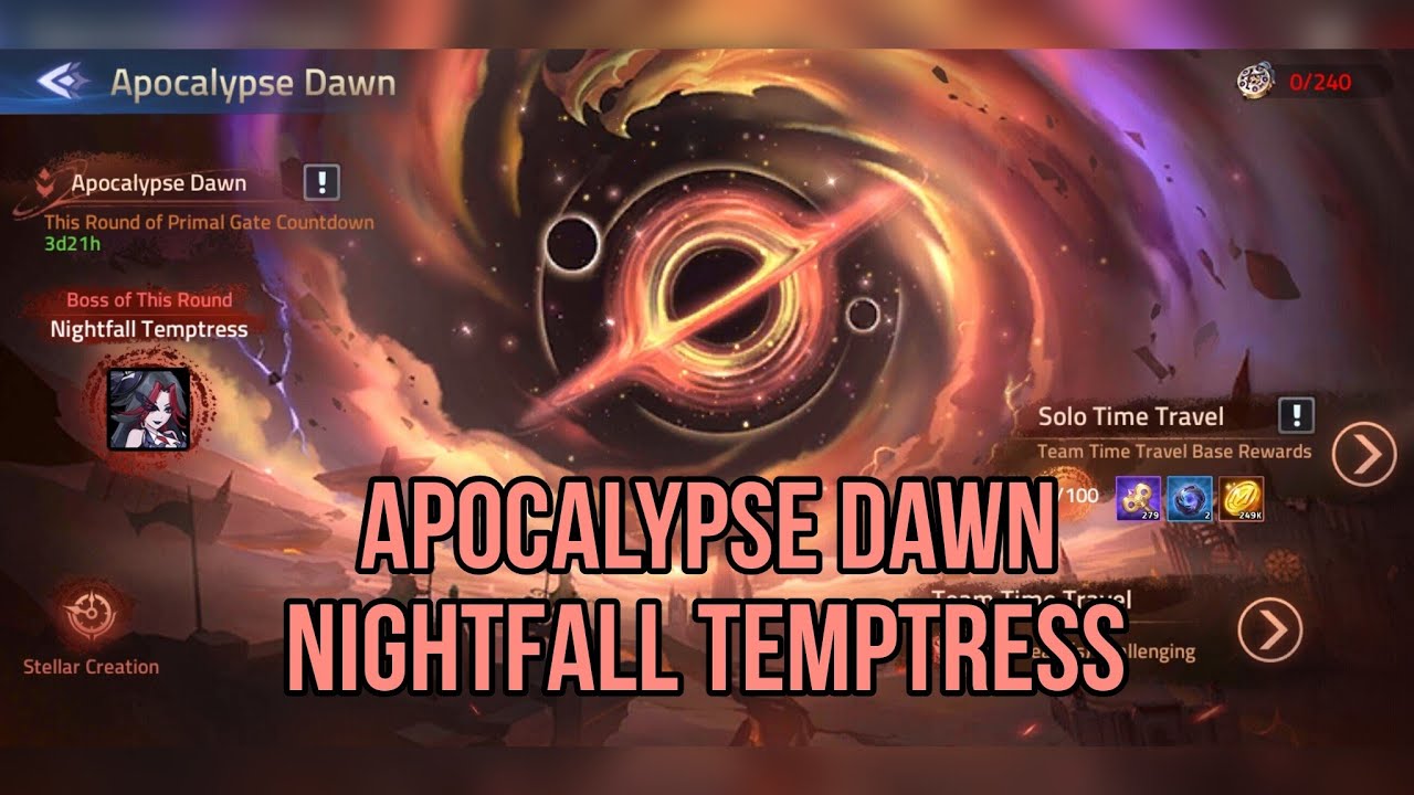 Apocalypse Dawn: Team Time Travel - Nightfall Temptress - YouTube