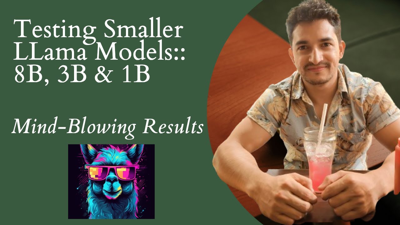 Testing Smaller LLama Models: 8B, 3B, & 1B—Mind-Blowing Results ...