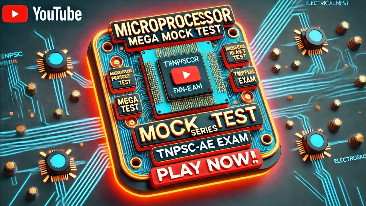 1.0🔥Microprocessor Mega Mock Test series 01 | TNPSC-AE Exam ...