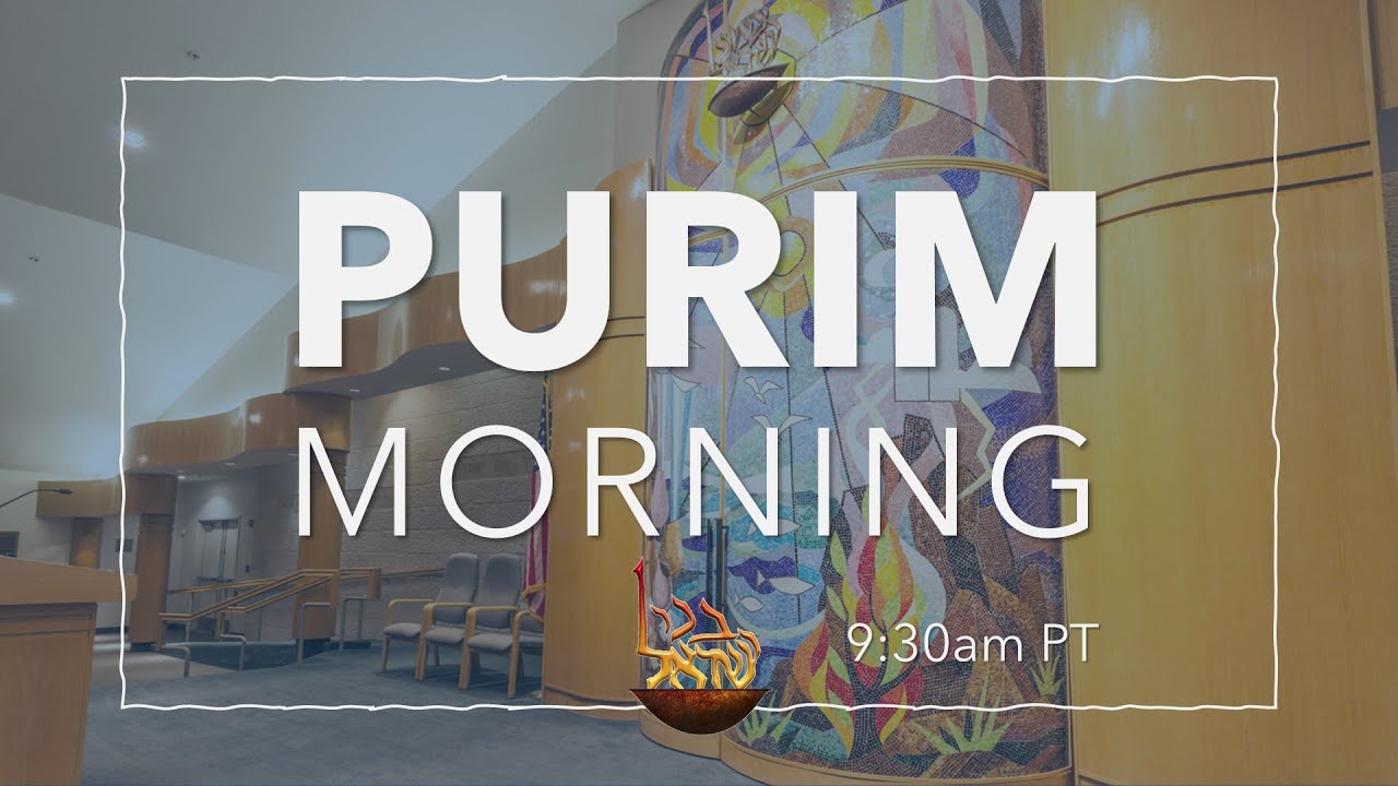Purim Morning Minyan | Friday, March 14 at 9:30 am PT - YouTube