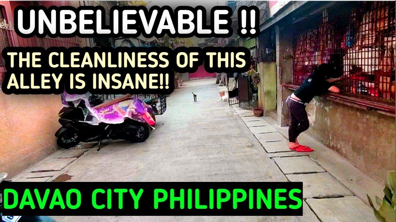 WALKING PEACEFULLY IN A CLEAN ALLEY OF PIAPI DAVAO CITY | PHILIPPINES ...