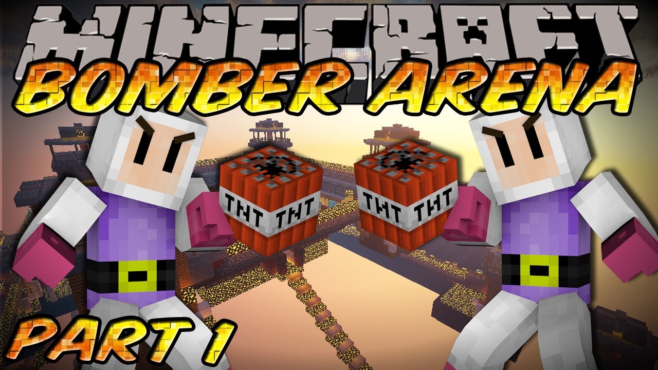 Minecraft: Bomber Arena! Part 1 w/Antvenom, Skitscape, & Cavemanfilms ...