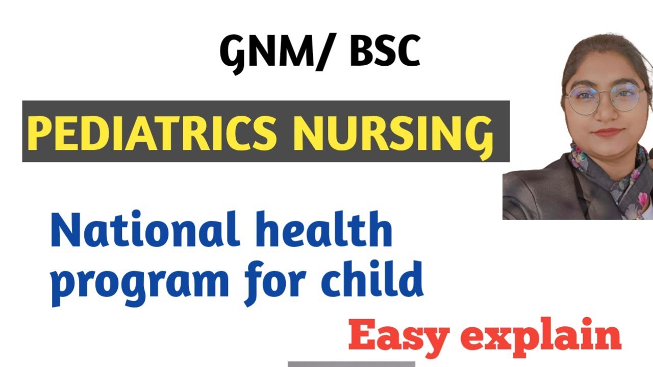 National Health program for children|national program for child - YouTube