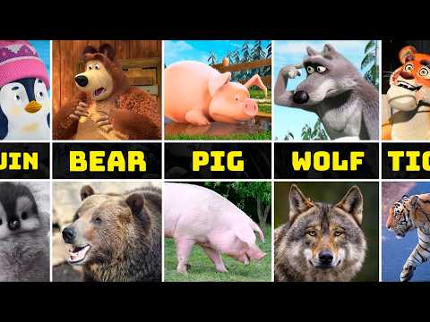 Masha and The Bear Characters in Real Life