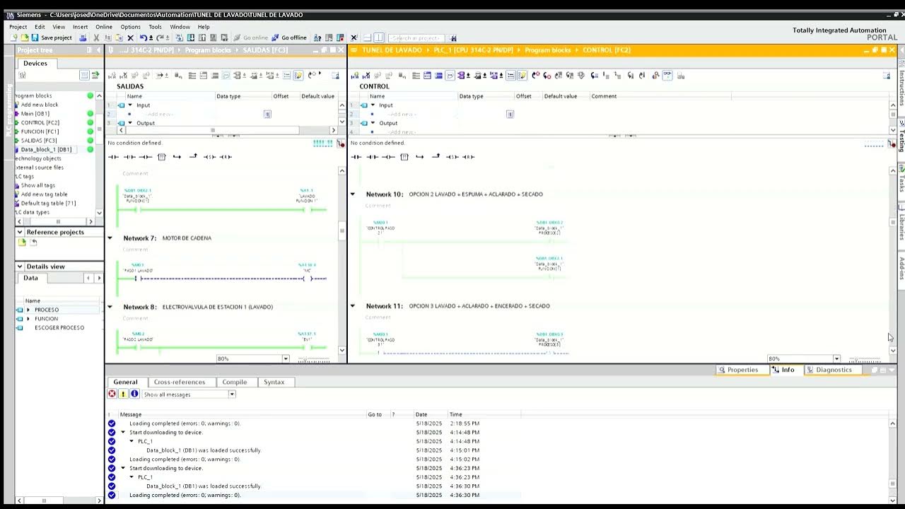 Siemens C Users josed OneDrive Documentos Automation TUNEL DE LAVADO ...