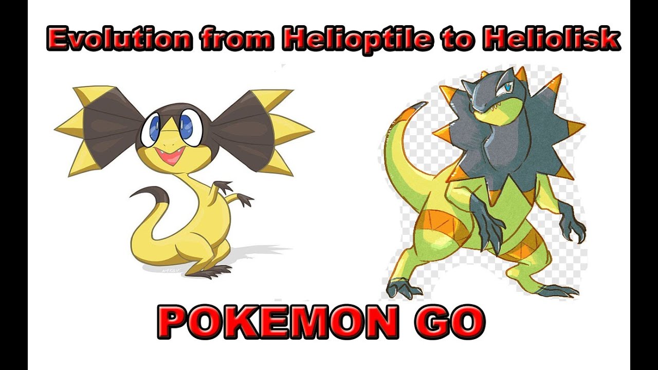 Pokemon Helioptile Evolution Chart