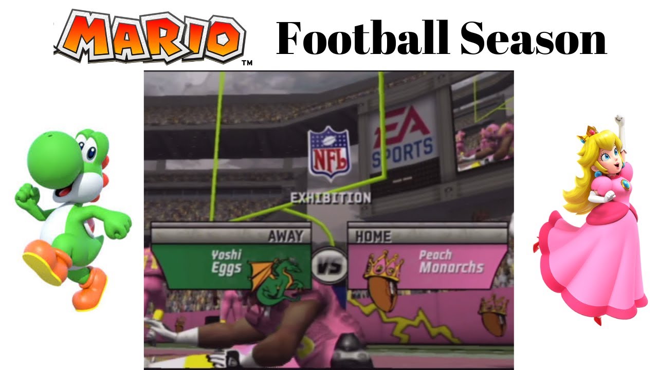 Yoshi Eggs vs. Peach Monarchs - Mario Football Season Week 8 Game 3 ...
