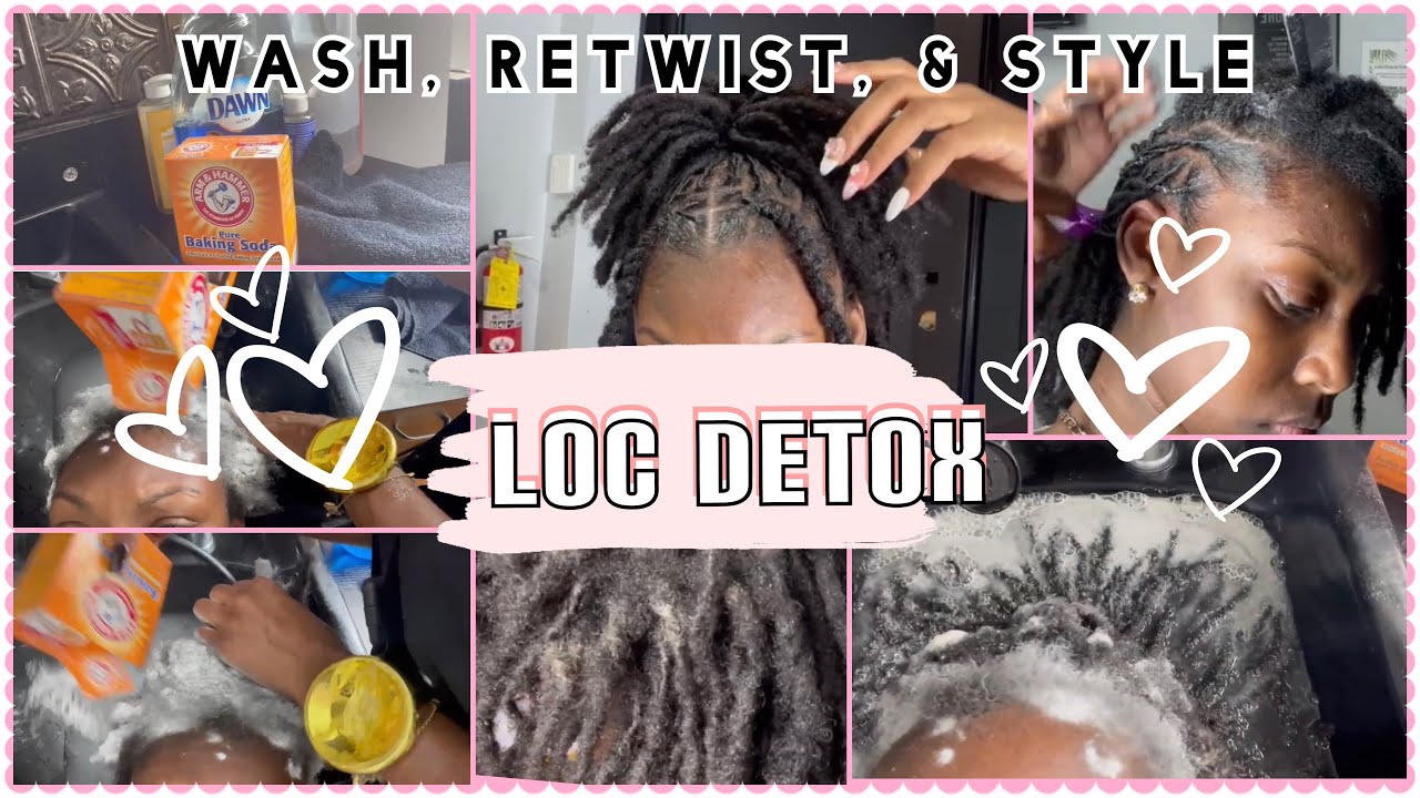Loc Detox on Instant Locs + Wash, Retwist, and Style | Loc Journey ...