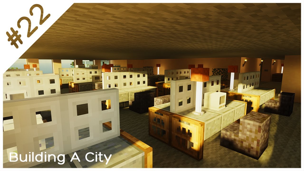 Building A City #22 (S2) // Interior // Minecraft Timelapse - YouTube