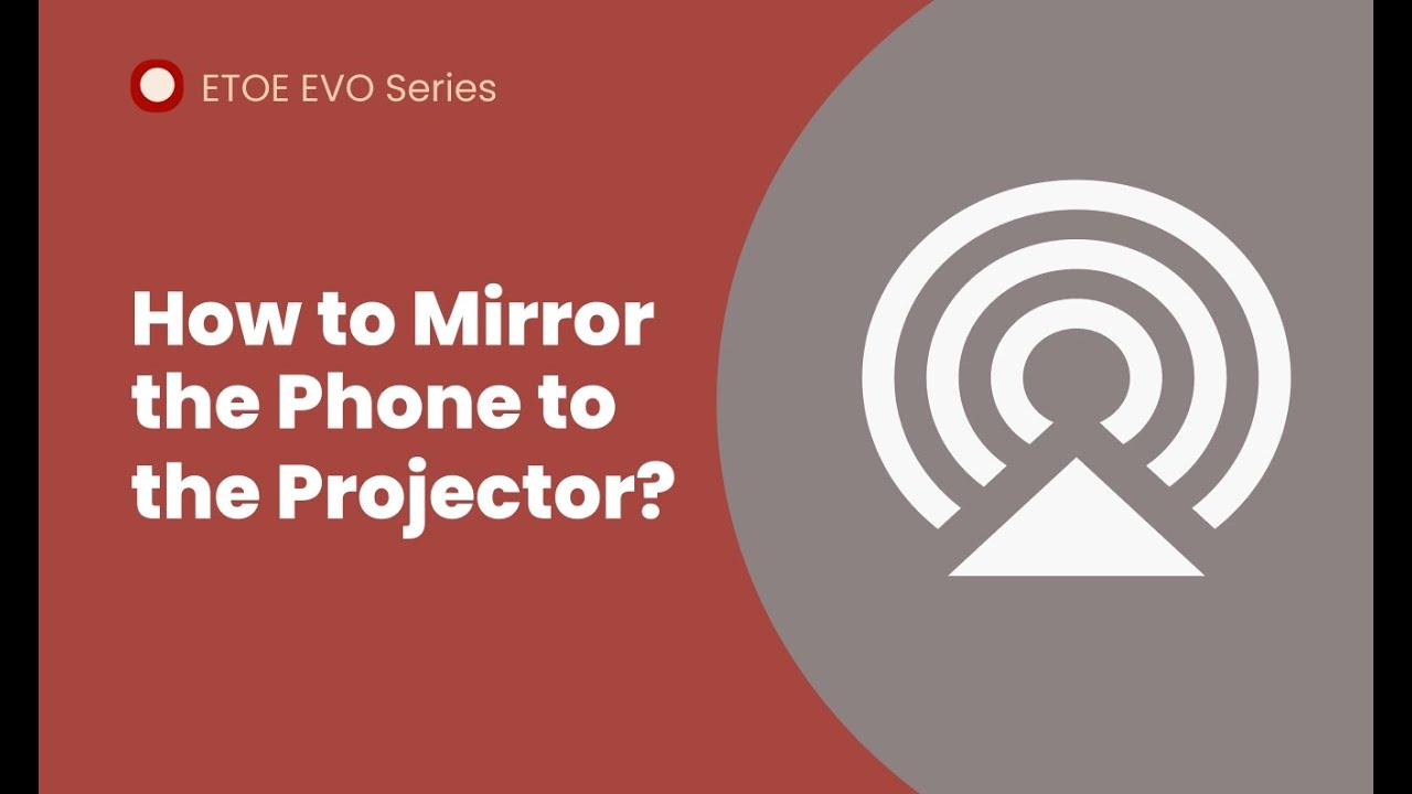 How to mirror your device to the projector? - YouTube