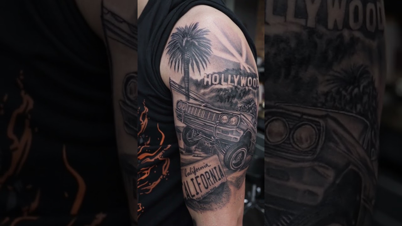 Hollywood Sign Tattoo