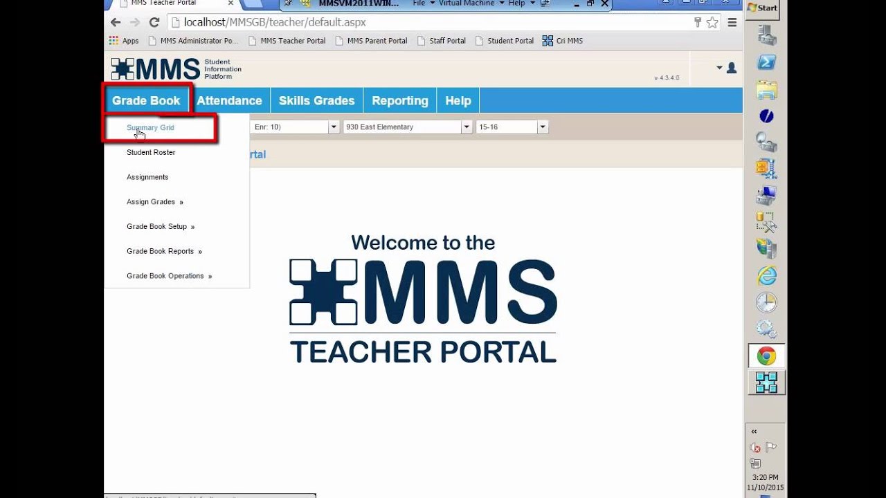 Teacher Portal: Entering Grades - YouTube
