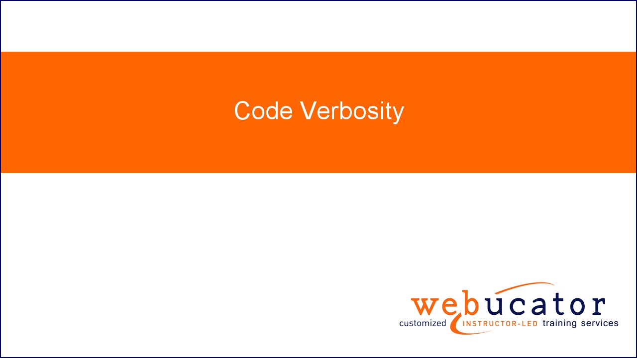 Code Verbosity - YouTube
