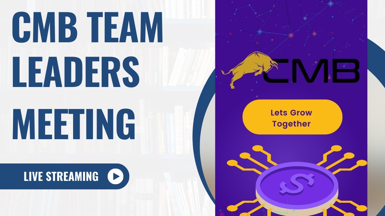 CMB TEAM LEADERS MEETING JUNE 14th for Coin Market Bull. - YouTube