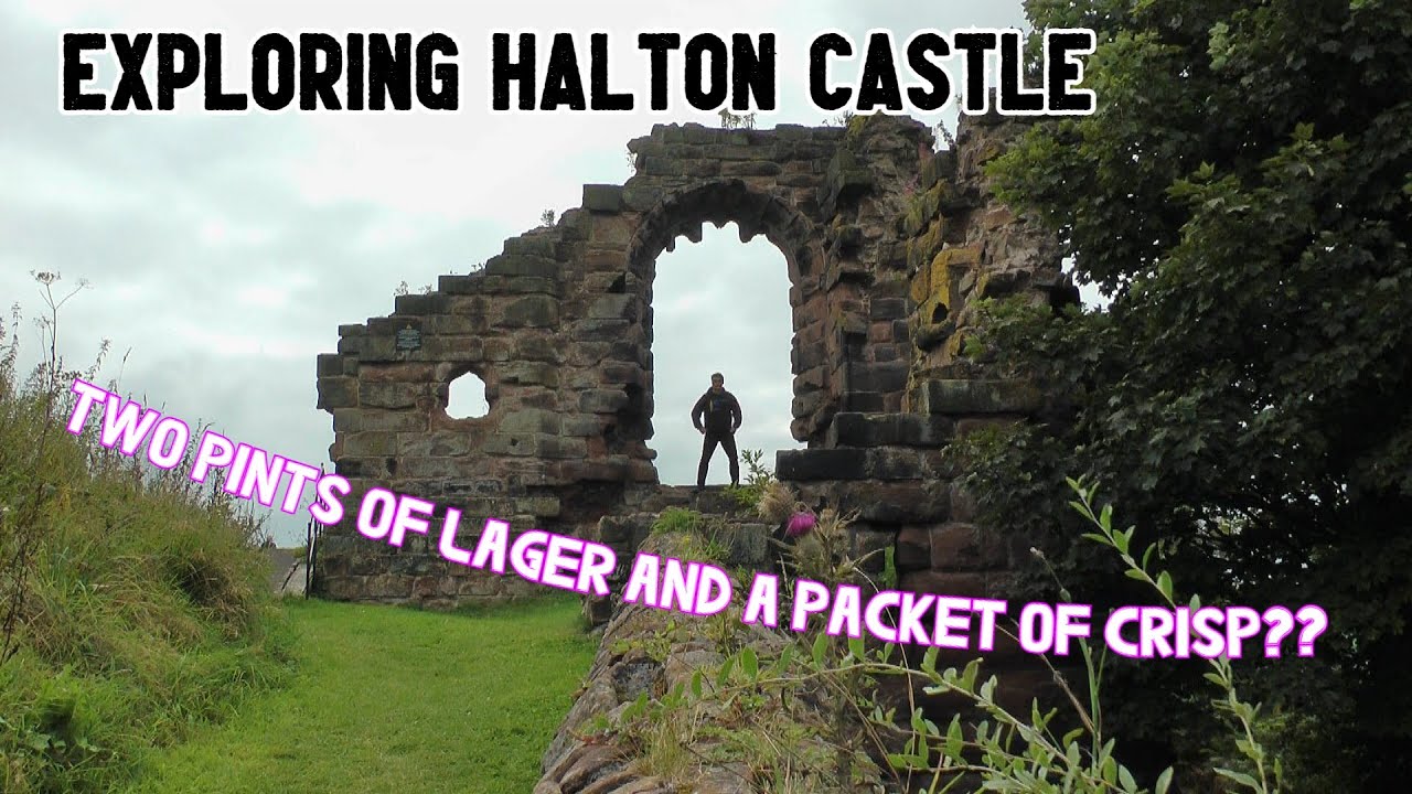 EXPLORING HALTON CASTLE IN RUNCORN TWO PINTS OF LAGER AND A PACKET OF ...
