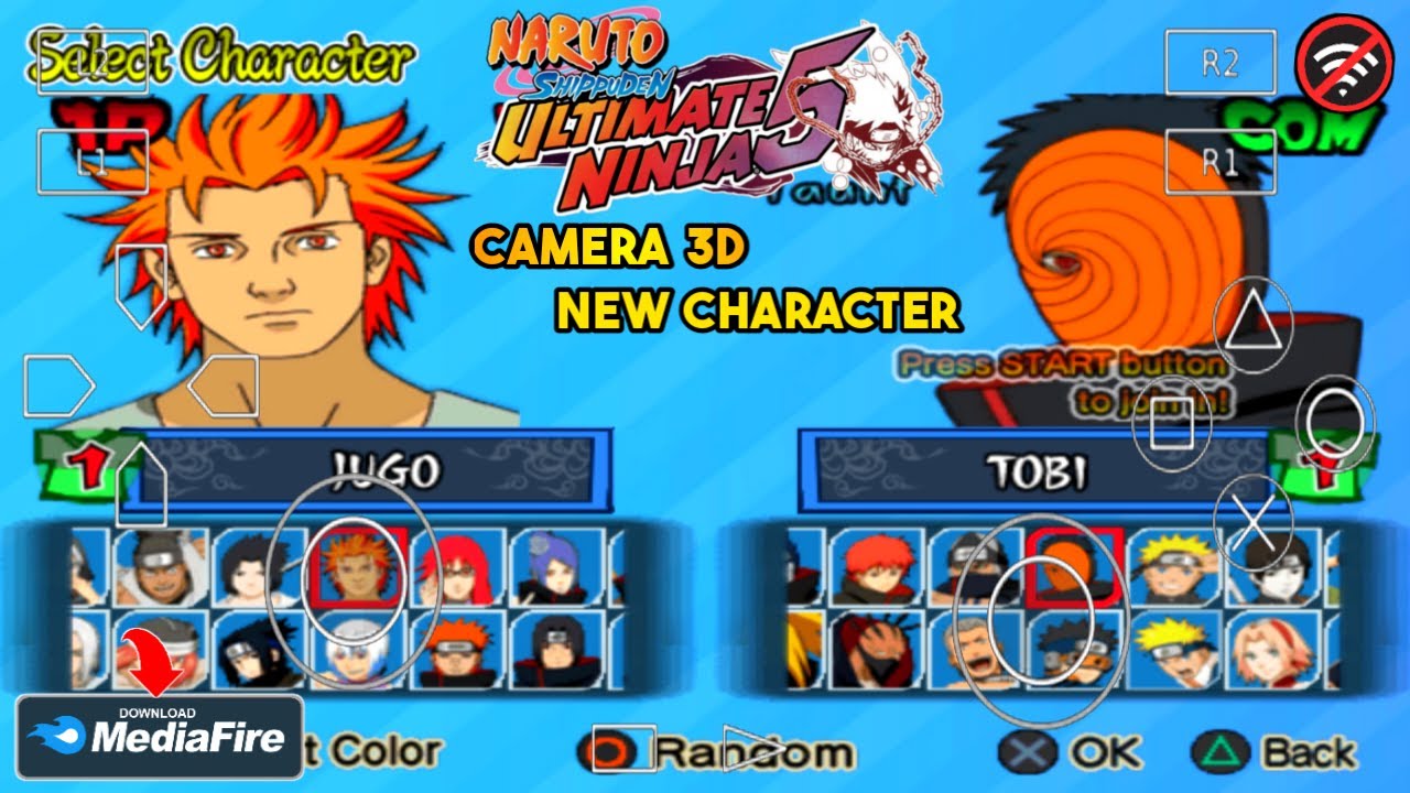 Keren Nih! Naruto Ultimate Ninja 5 Camera 3D & New Character Terbaru ...