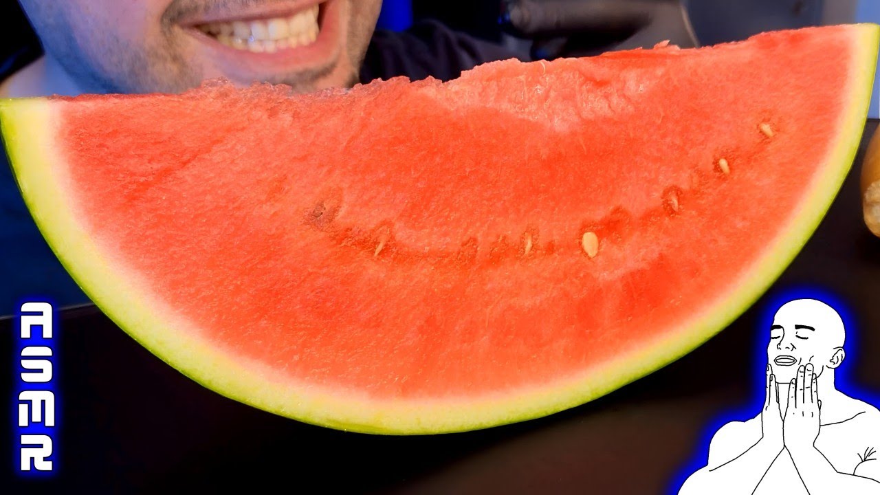 ASMR 🍉 Watermelon Sandia Harbuz Melancia 西瓜 Pepene Vandmelon 수박 ...