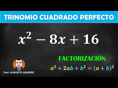 Factorizar x^2-8x+16 | Trinomio Cuadrado Perfecto | Factorización - YouTube