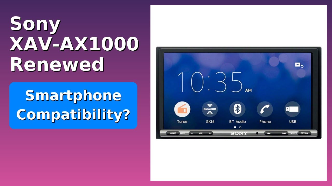 REVIEW (2026): Sony XAV-AX1000 Renewed. Features. - YouTube