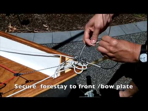 Rigging A Pacer Dinghy Pt 1 - YouTube