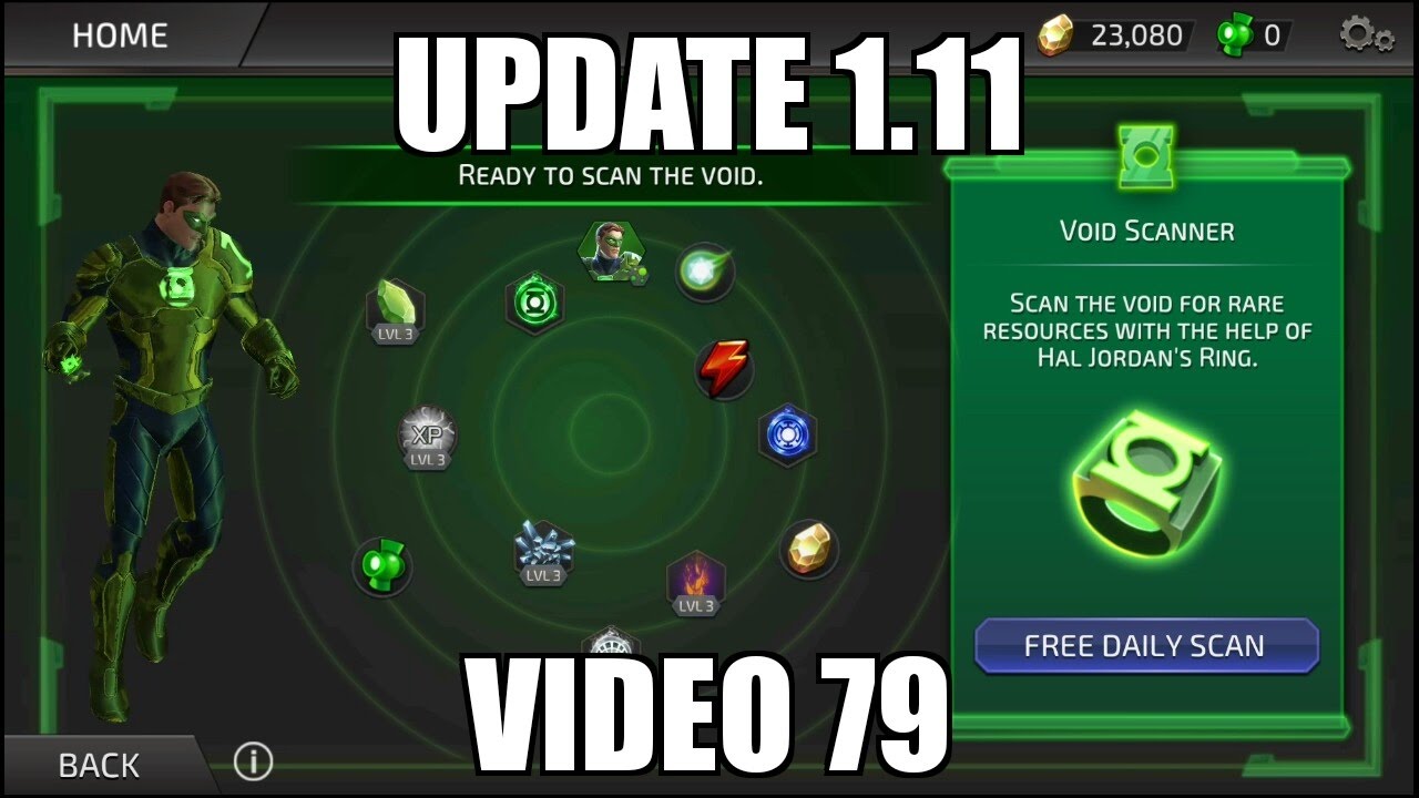 DC Legends Game Video 79 = Void Scanner and Update 1.11 - YouTube