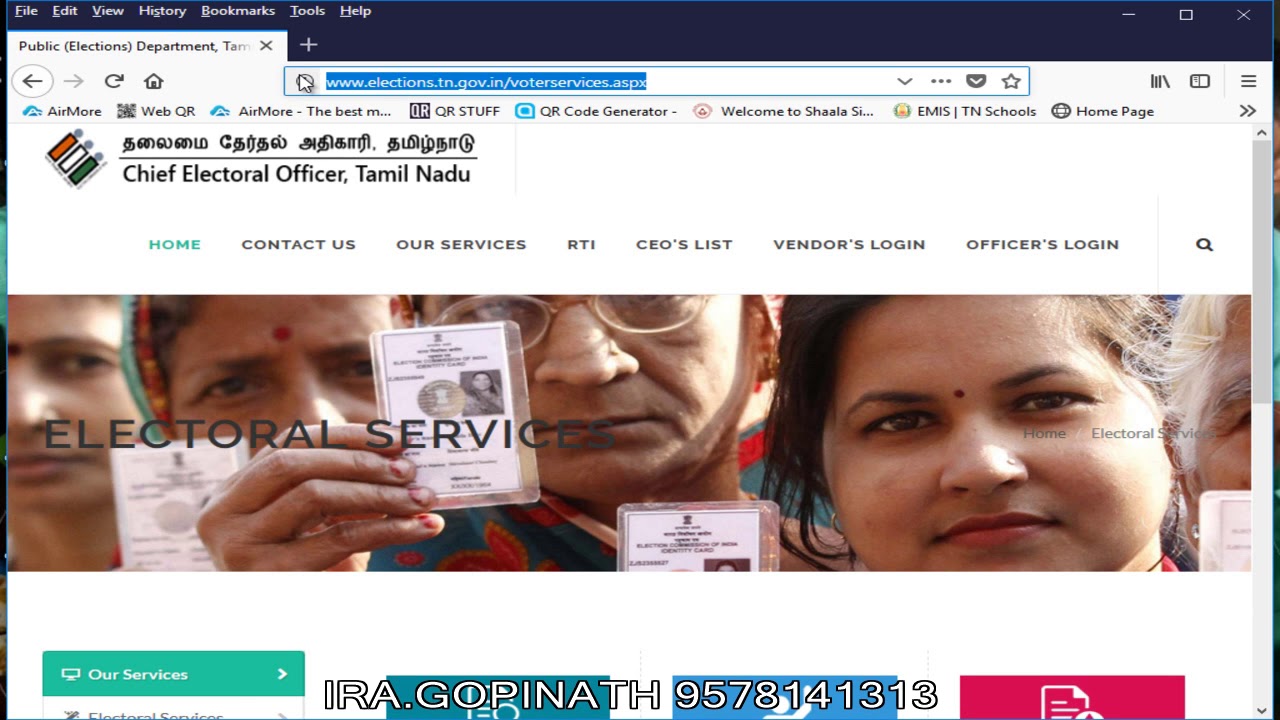 HOW TO KNOW EPIC CARD VOTER CARD PART NUMBER SERIAL NO - YouTube
