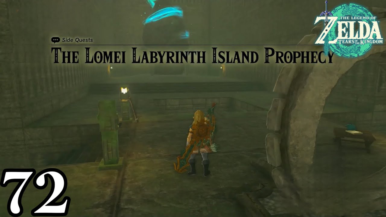 The Lomei Labyrinth Island Prophecy | The Legend of Zelda: Tears of the ...