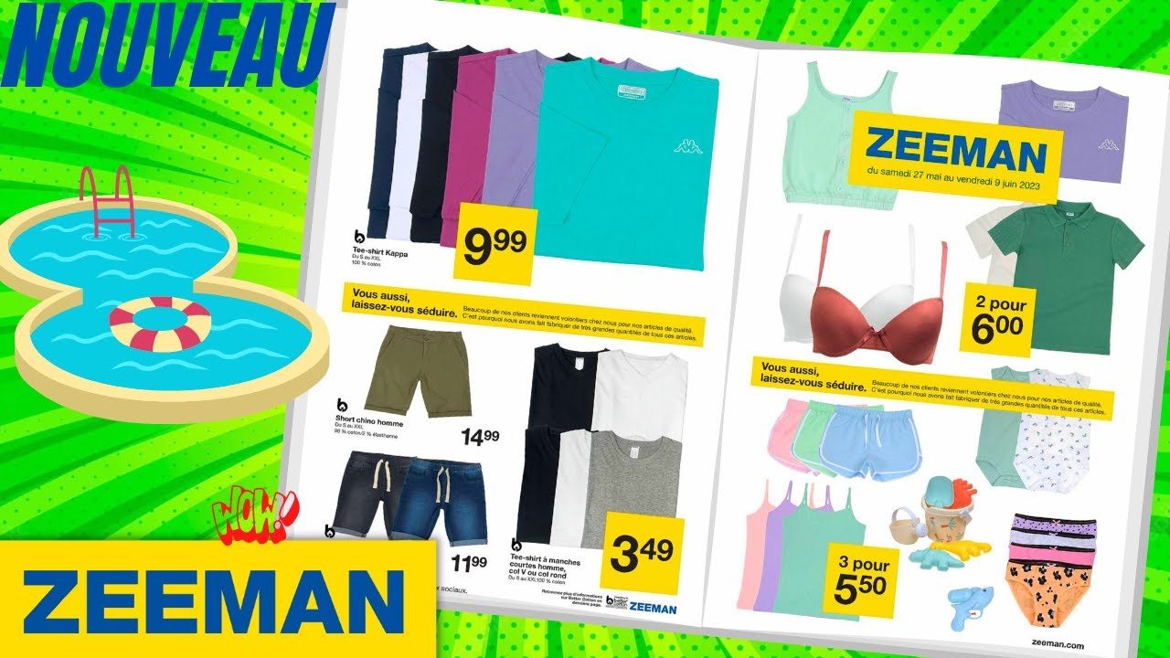 catalogue ZEEMAN du 27 mai au 9 juin 2023 🔥 Arrivage - FRANCE - YouTube