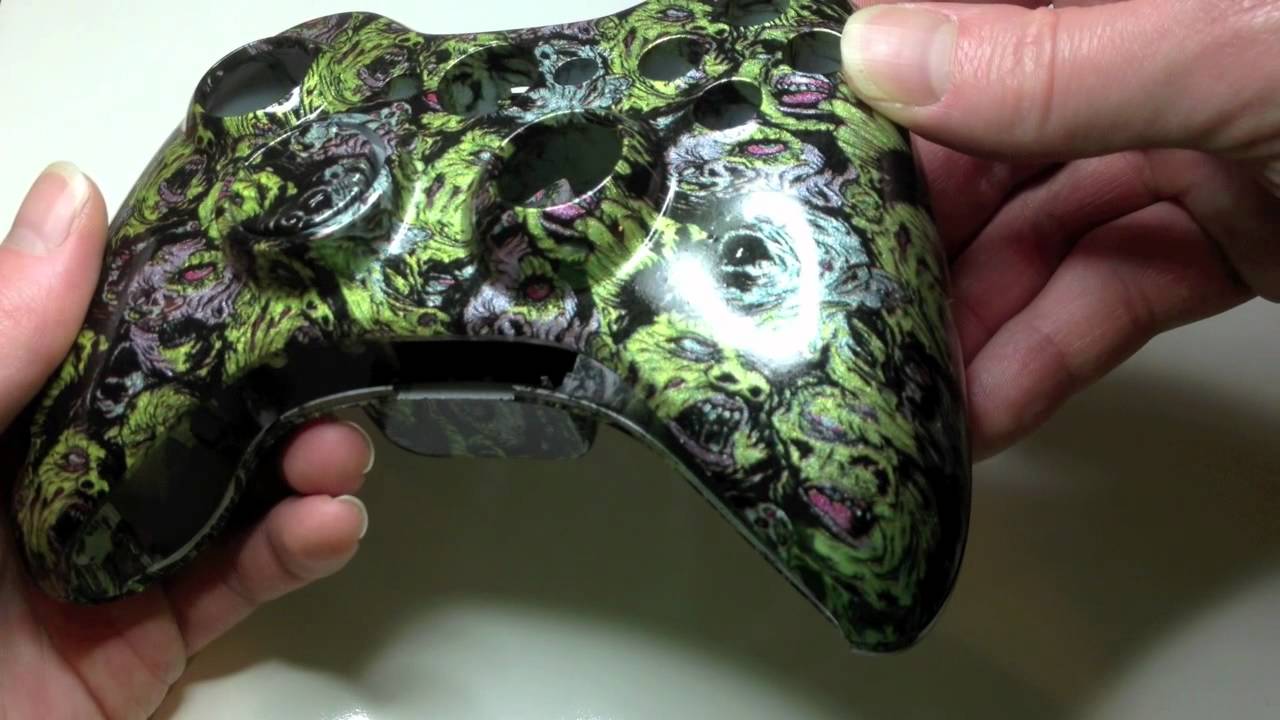 Hydro Dipped Xbox 360 Controller Shell Zombie Faces - Modjunkiez.com ...