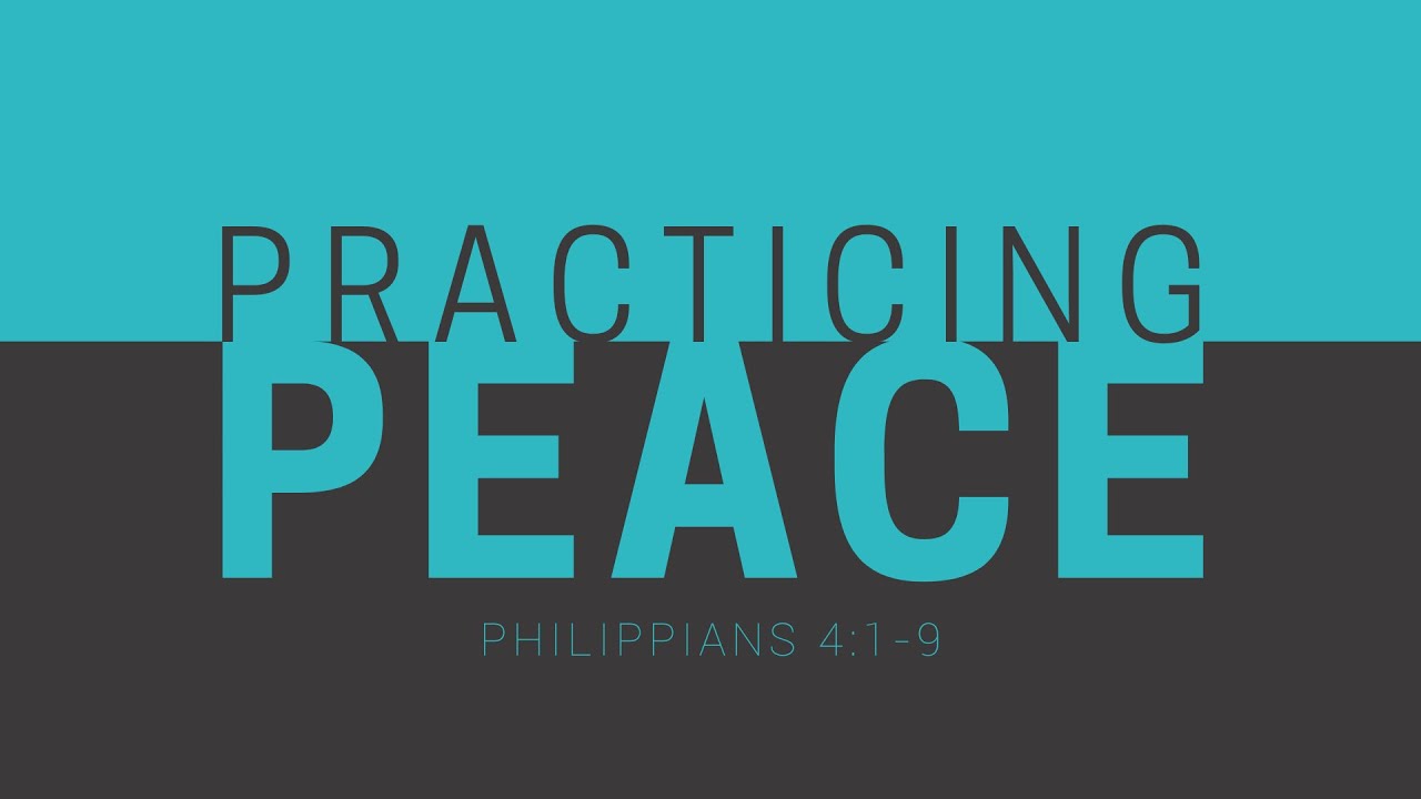 Practicing Peace - Sermon 1 - YouTube