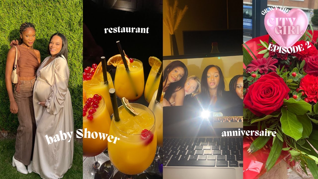 WEEKLY VLOG : BABY SHOWER , ANNIVERSAIRE DE SARA ET FATOU | CITY GIRL ...