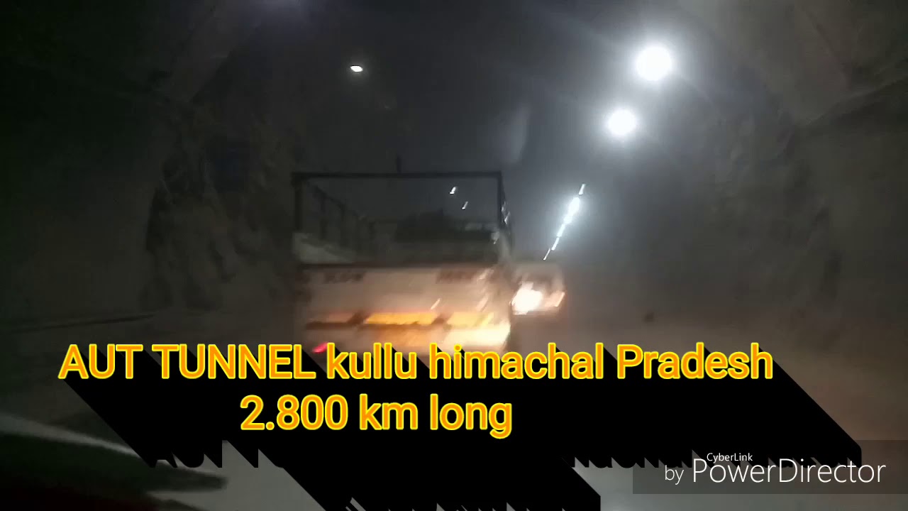 AUT tunnel kullu himachal Pradesh 2.800km long - YouTube
