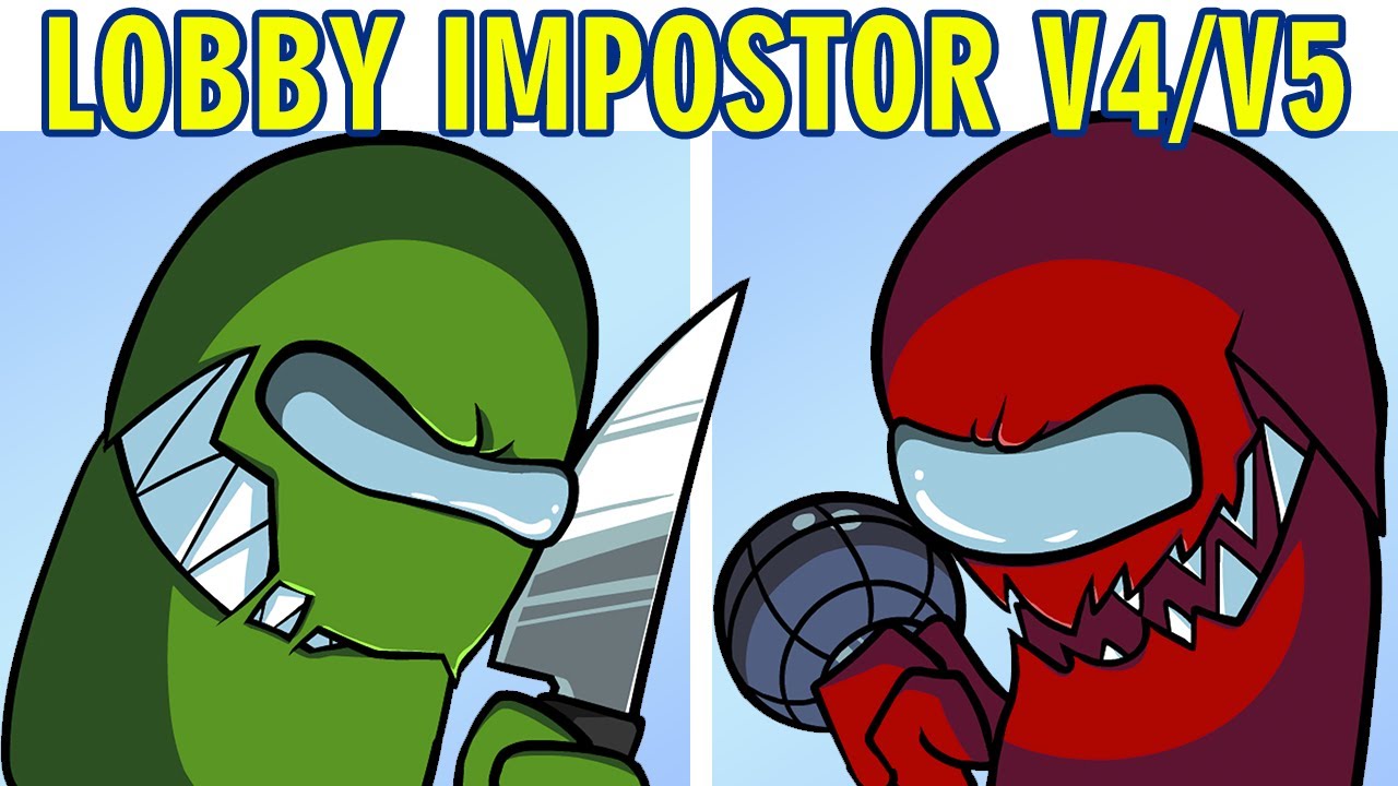 Friday Night Funkin VS Lobby An Impostor V4/V5 Fan Song x One Shot Mod ...