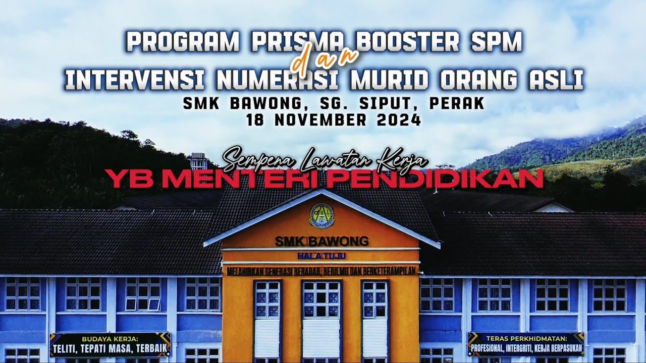 PROGRAM PRISMA BOOSTER SPM & INTERVENSI NUMERASI MURID ORANG ASLI 2024 ...