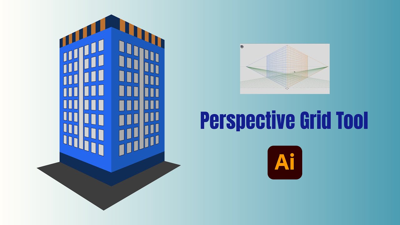 How To Use Perspective Grid Tool Illustrator | Illustrator Tutorial | Designer Partho - YouTube