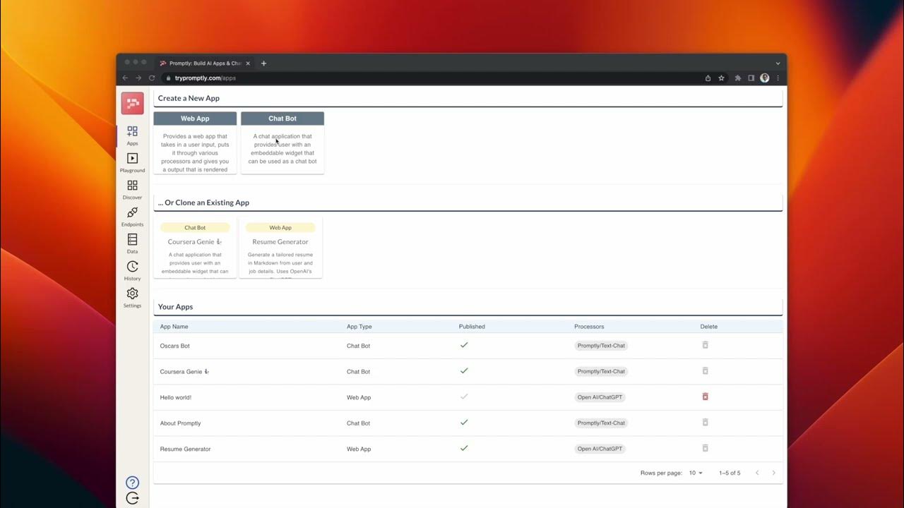 Promptly Platform Demo - YouTube