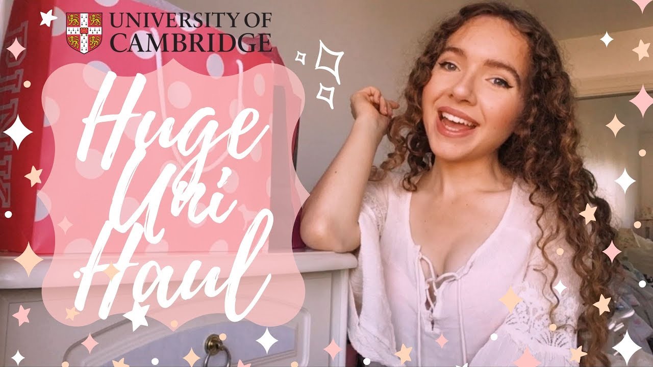 EVERYTHING I'm taking to university (unil haul) | Cambridge University ...