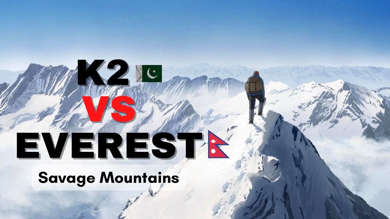 Everest The Savage Mountain | K2 vs Everest | Avalanche | K2 | #everest #k2 #nepal #pakistan # ...