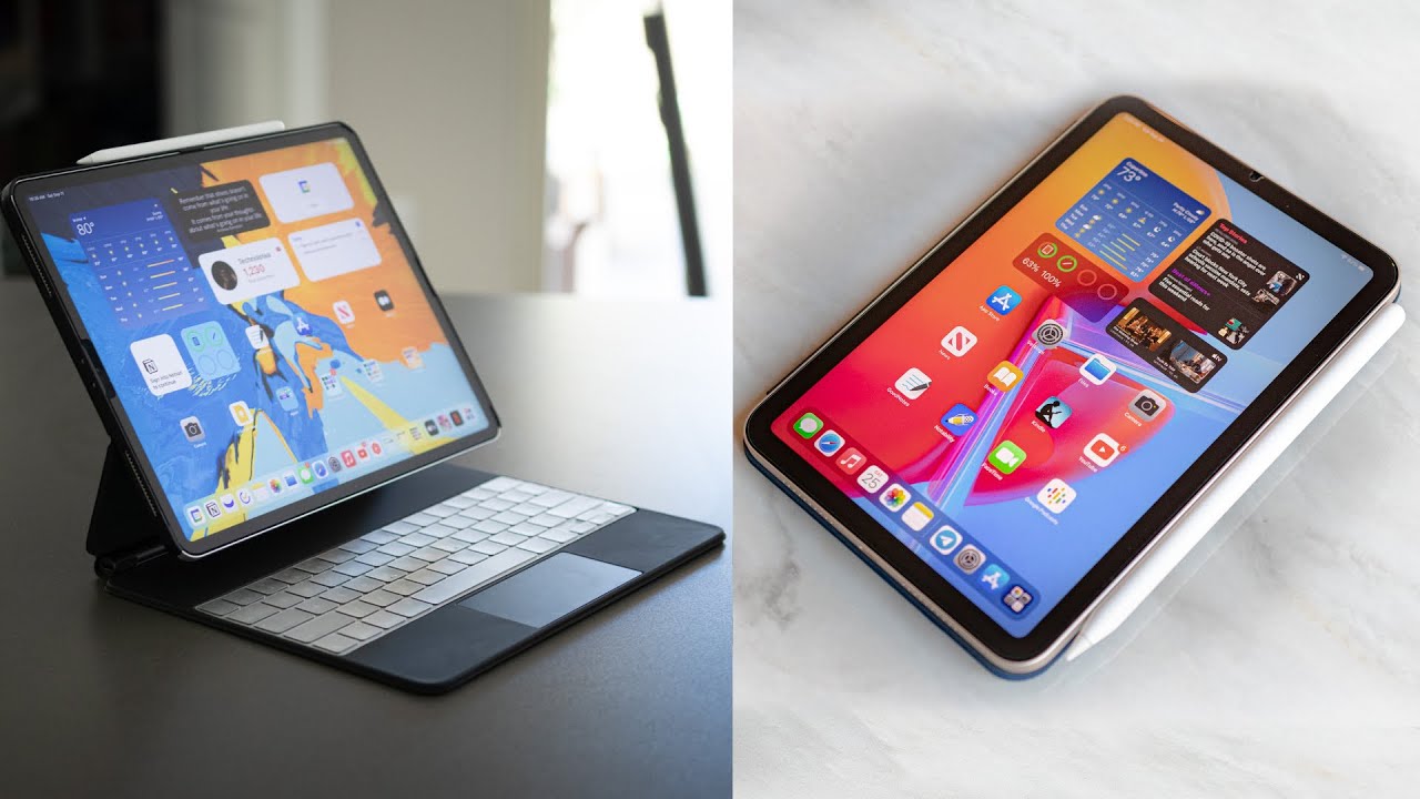 Choosing the iPad mini 6 or iPad Pro 12.9"? - YouTube