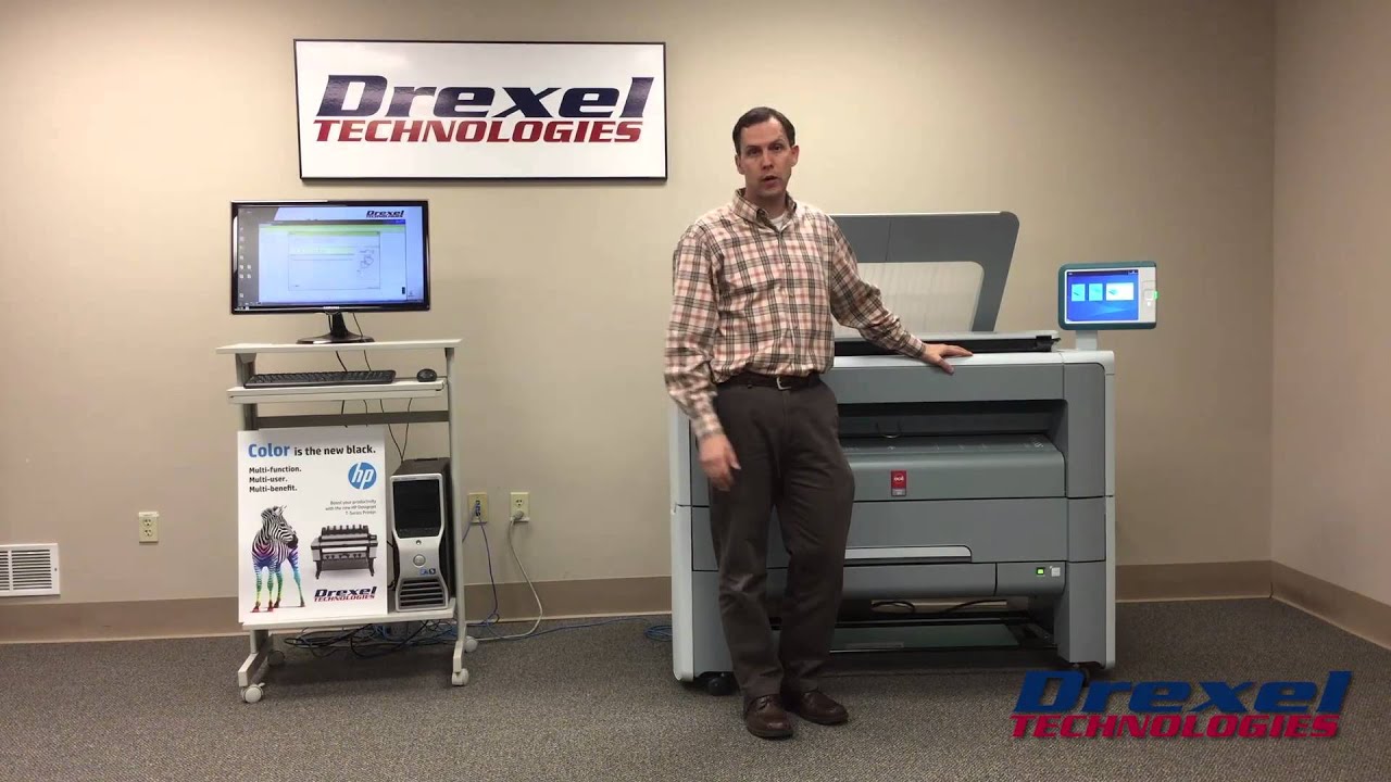 Oce PlotWave 360 Plotter Review - YouTube