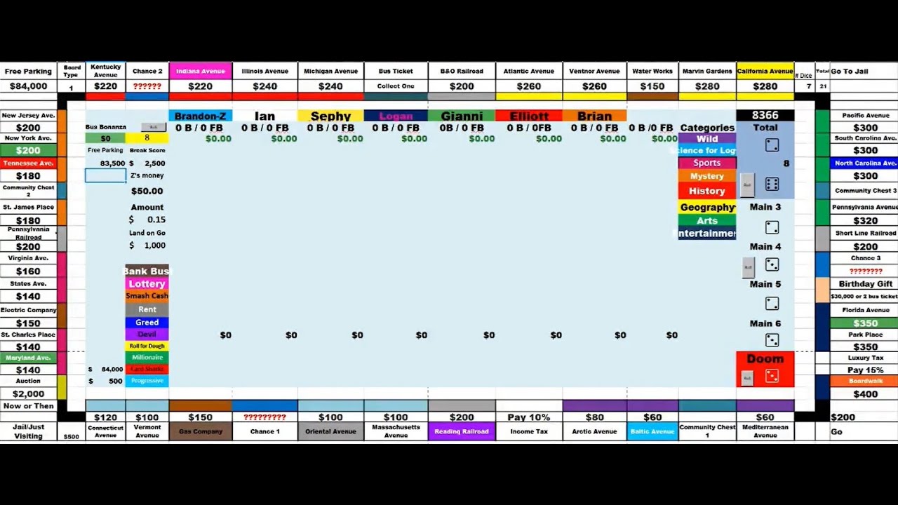 Mega Monopoly Monster Marathon '25: Week 9, Day 1 - YouTube