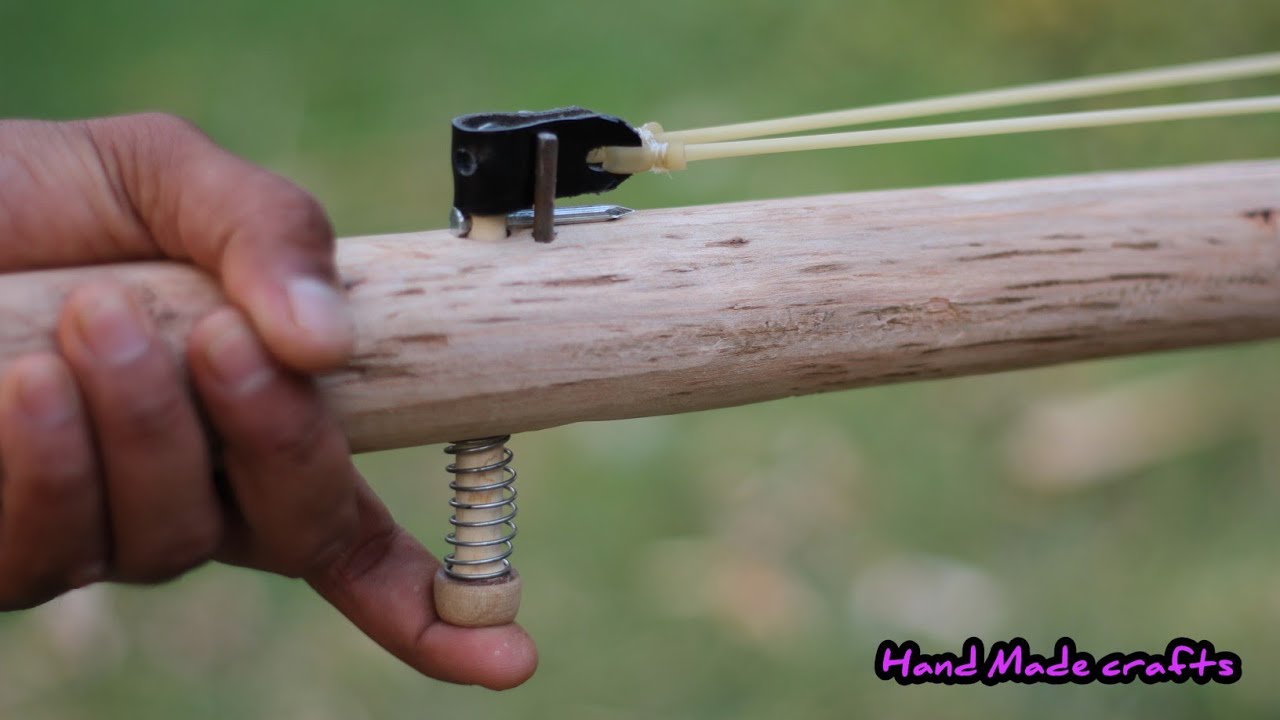 How to make Unique design Powerful Slingshots,Nail Slingshots From Wood ...