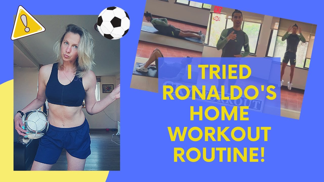 I tried Cristano Ronaldo's home workout routine - full body (legs ...