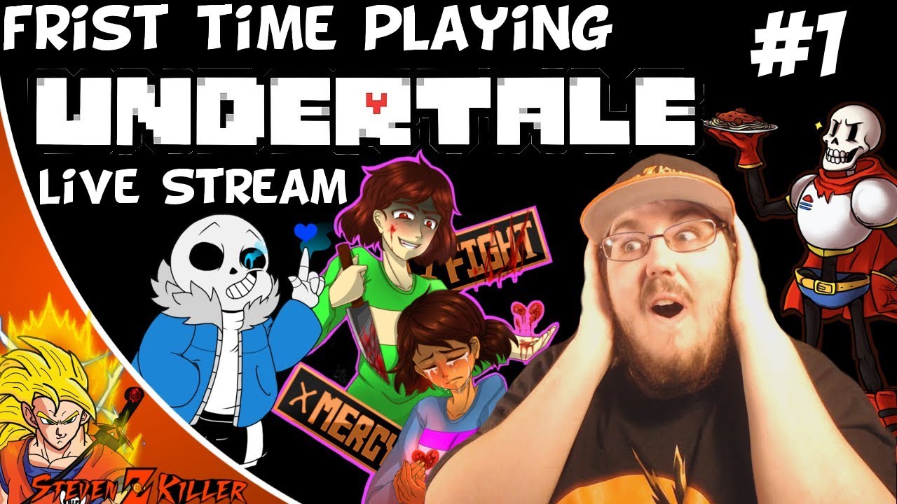 UNDERTALE STREAM FIRST TIME PLAYING THIS GAME LIVE STREAM PART 1 - YouTube